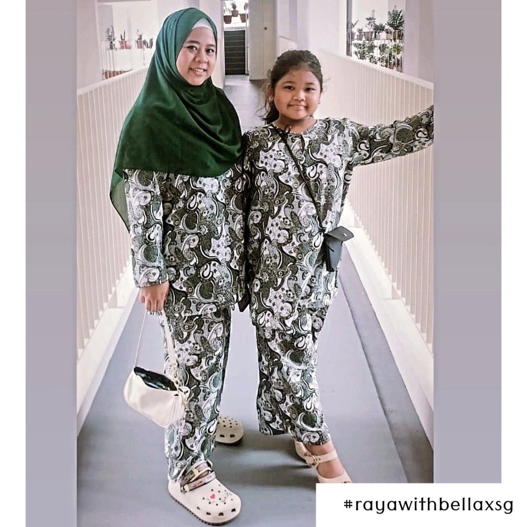 Custom-made Raya Apparels, Women's Fashion, Muslimah Fashion, Baju Kurung & sets on Carousell