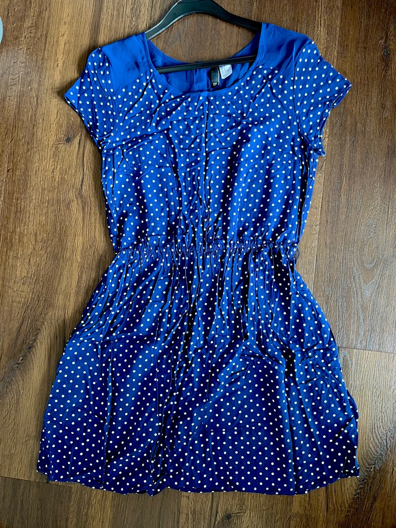 Primark cute blue polka dot dress, Women's Fashion, Dresses & Sets ...