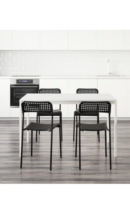 Dining Table Set, ikea brand new dining table with 4 chair Malm Brimnes ...