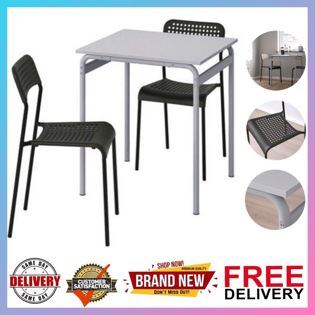 Dining Table Set ikea dining table with 2 chairs brand new free ...