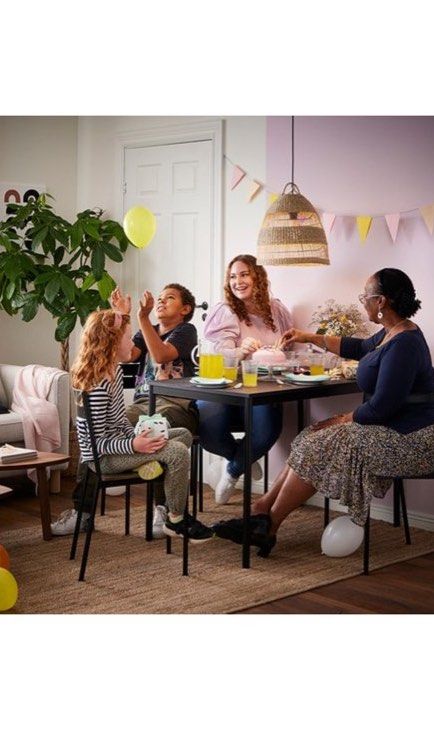 Dining Table Set, ikea dining table set with 4 chair Malm Brimnes ...