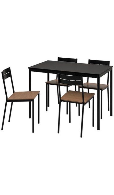 Dining Table Set, ikea dining table set with 4 chair Malm Brimnes Hemnes Nordli Mackapar Billy ...