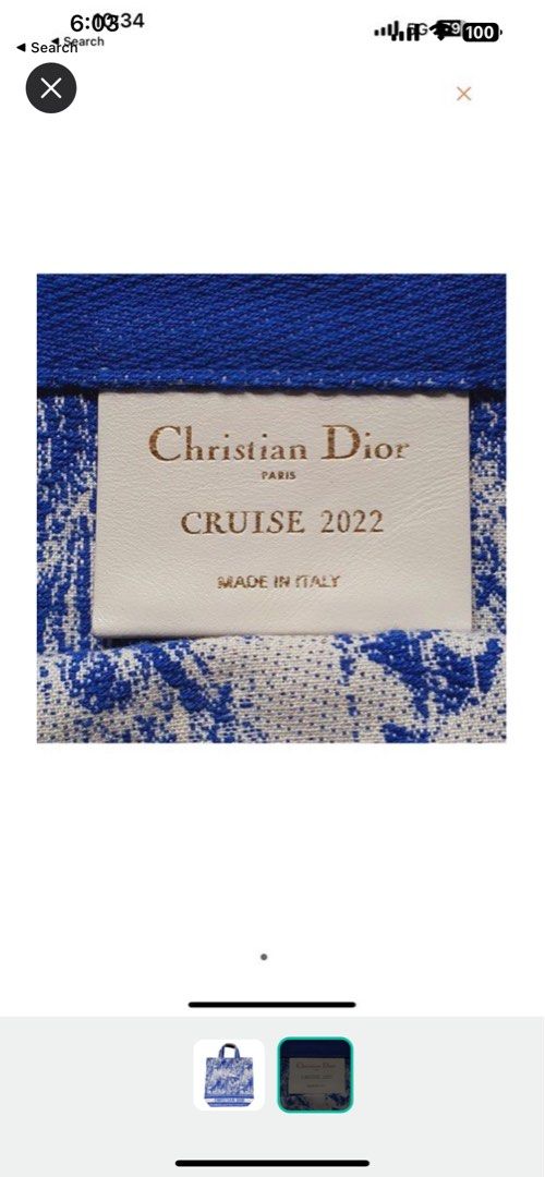 Dior Cruise VIP Book Tote Bag, Luxury, Bags & Wallets on Carousell