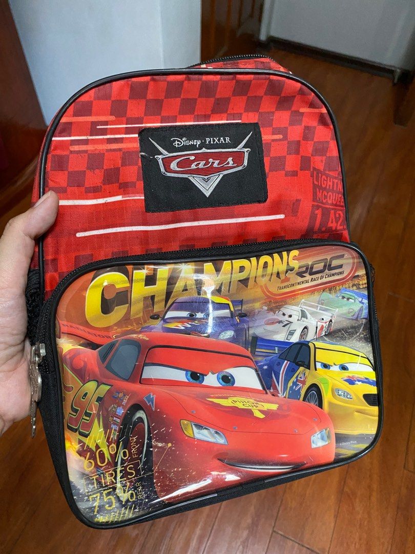 Disney Cars Backpack, Babies & Kids, Babies & Kids Fashion on Carousell
