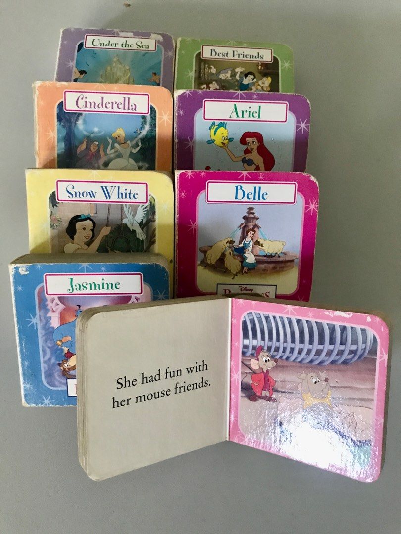 Disney Princess Series - 8 pocket books, Hobbies & Toys, Books ...