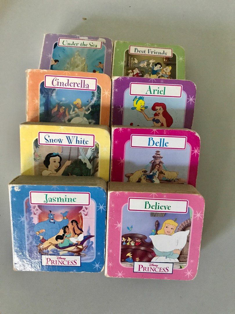 Disney Princess Series - 8 pocket books, Hobbies & Toys, Books ...