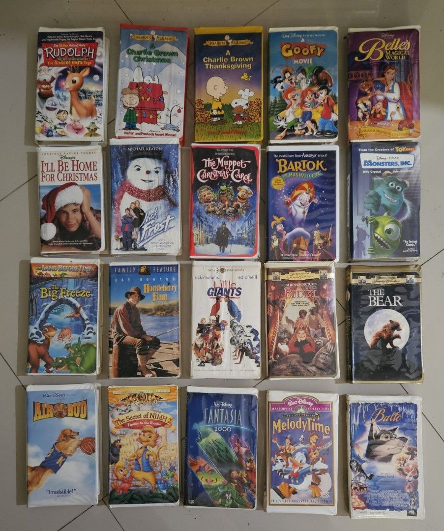 Disney VHS 75 pcs. Bundle, Hobbies & Toys, Music & Media, CDs & DVDs on ...