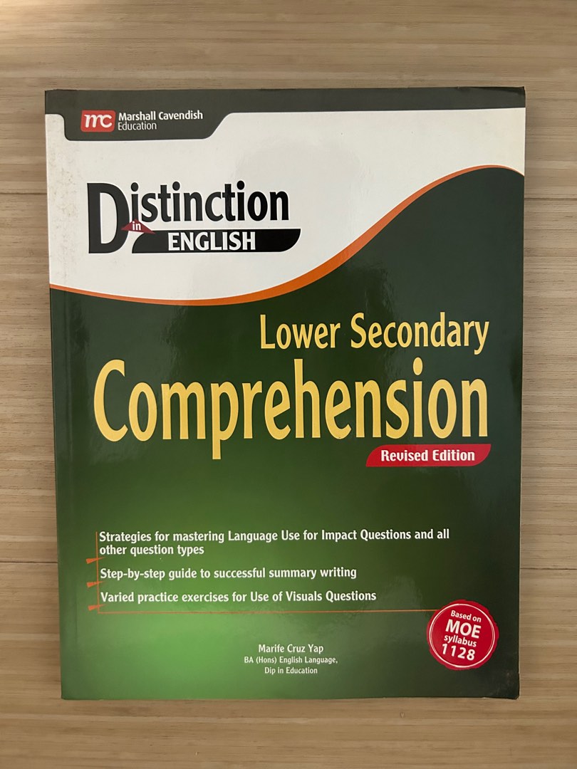 Distinction in English Lower Secondary Comprehension Assessment Book ...