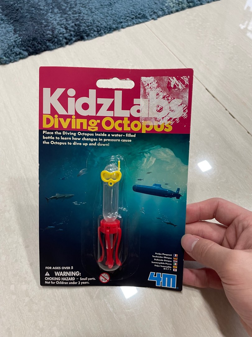 Diving Octopus Science Experiment, Hobbies & Toys, Toys & Games on ...
