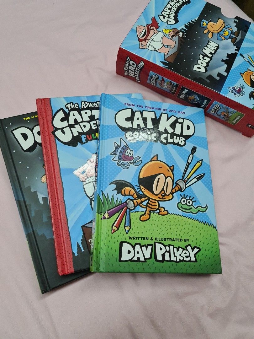 Dog Man / Cat Kid / Captain underpants Book Set, Hobbies & Toys, Books ...