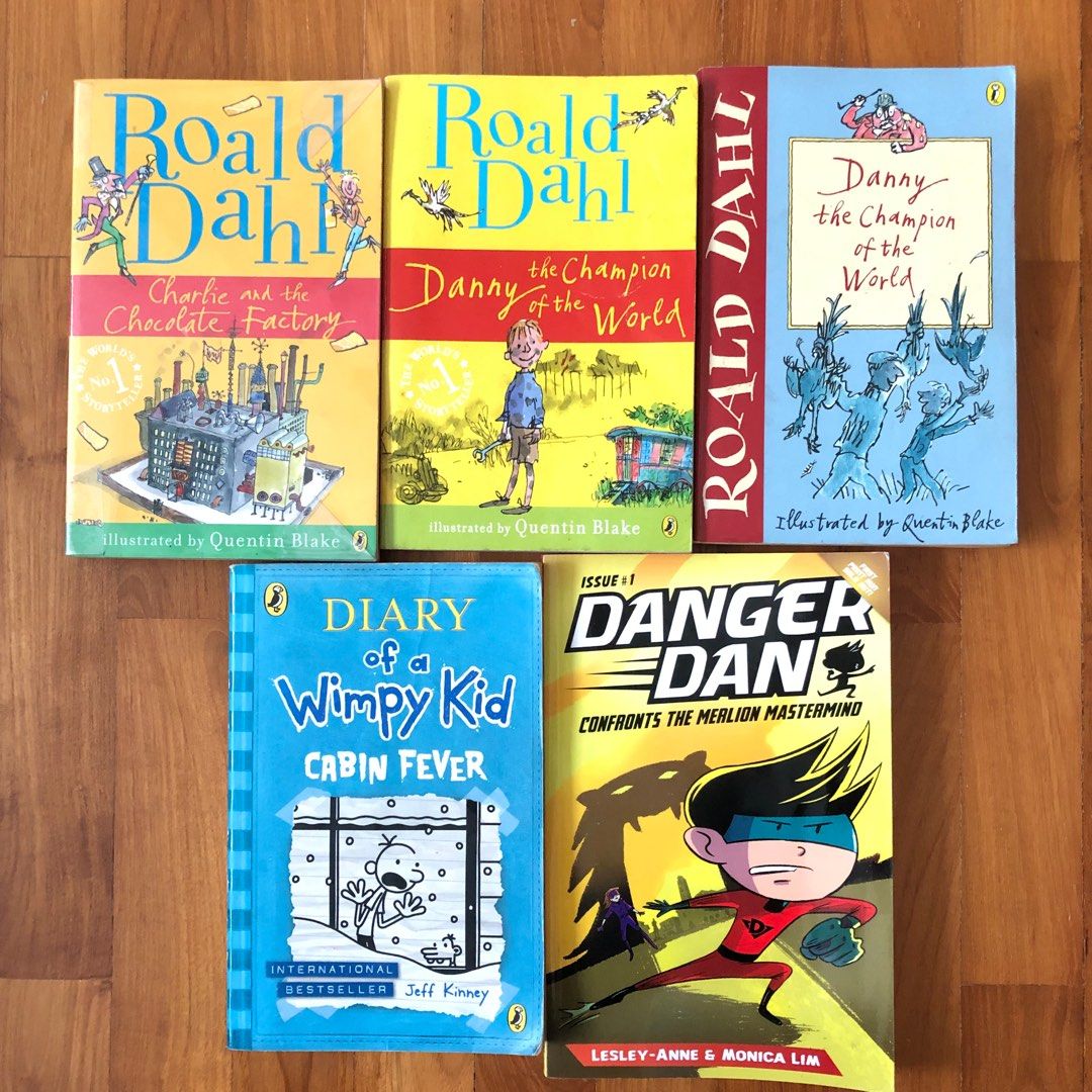 Dog Man Roald Dahl Diary of a Wimpy Kid Danger Dan Minecraft novels ...