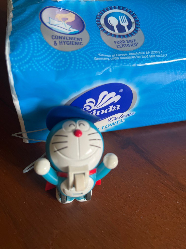 Doraemon superman phone charm, Hobbies & Toys, Toys & Games on Carousell