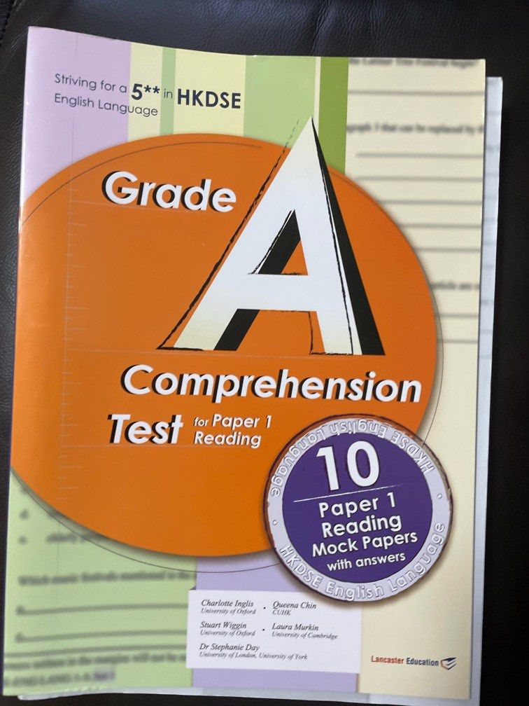 DSE Eng Reading Exercise, 興趣及遊戲, 書本 & 文具, 書本及雜誌 - 補充練習 - Carousell