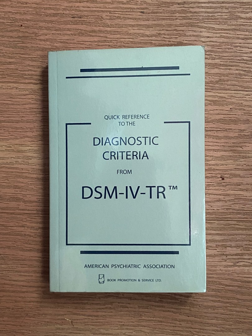 DSM IV, Hobbies & Toys, Books & Magazines, Textbooks on Carousell