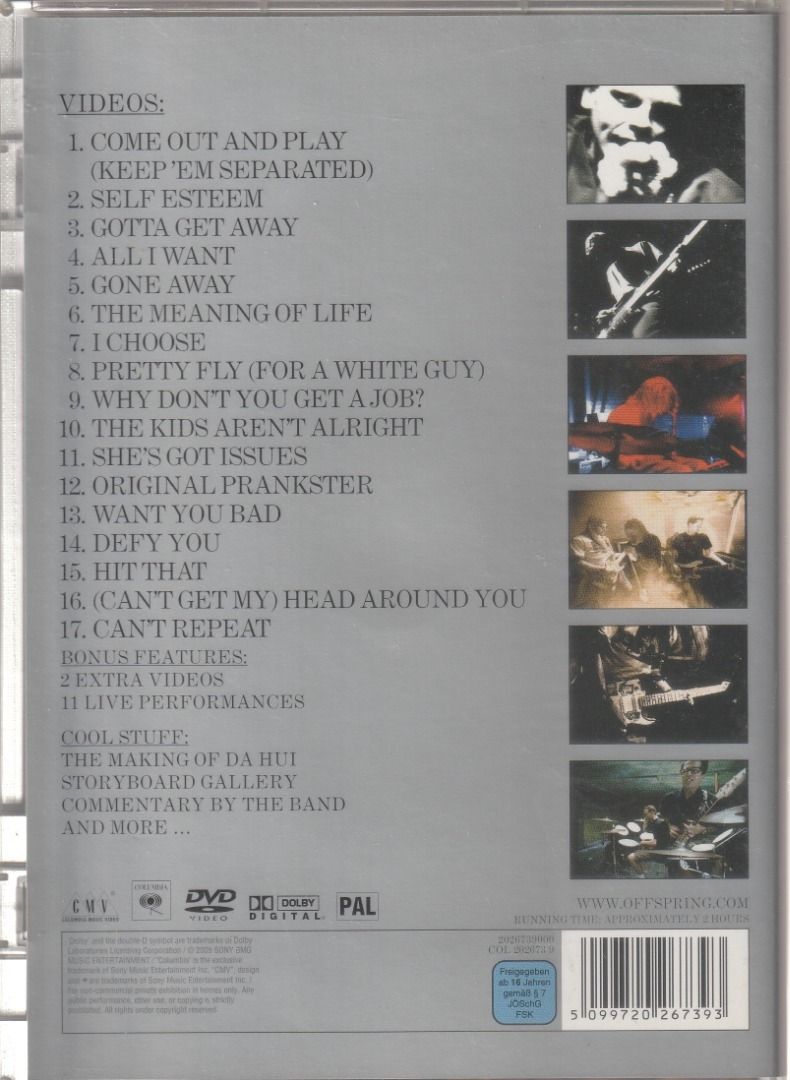 DVD: Offspring - The Complete Music Video Collection, Hobbies & Toys ...