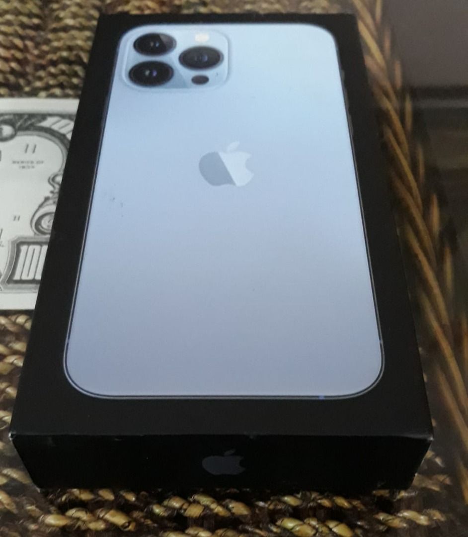 EMPTY BOX @ IPHONE 13 Pro Max Sierra Blue 128gb, Mobile Phones ...