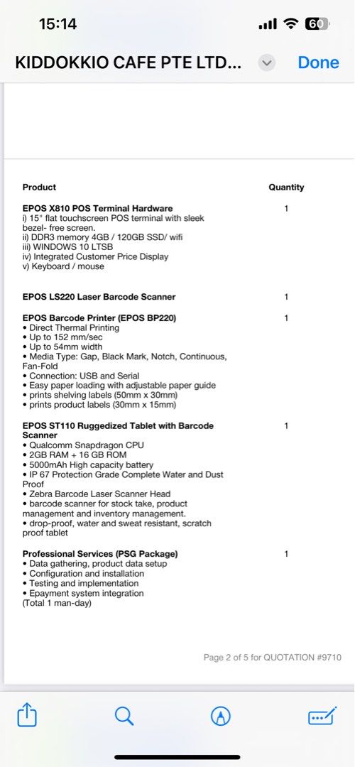 EPOS SYSTEM WITH STOCKTAKE FUNCTION, Computers & Tech, Office & Business Technology on Carousell