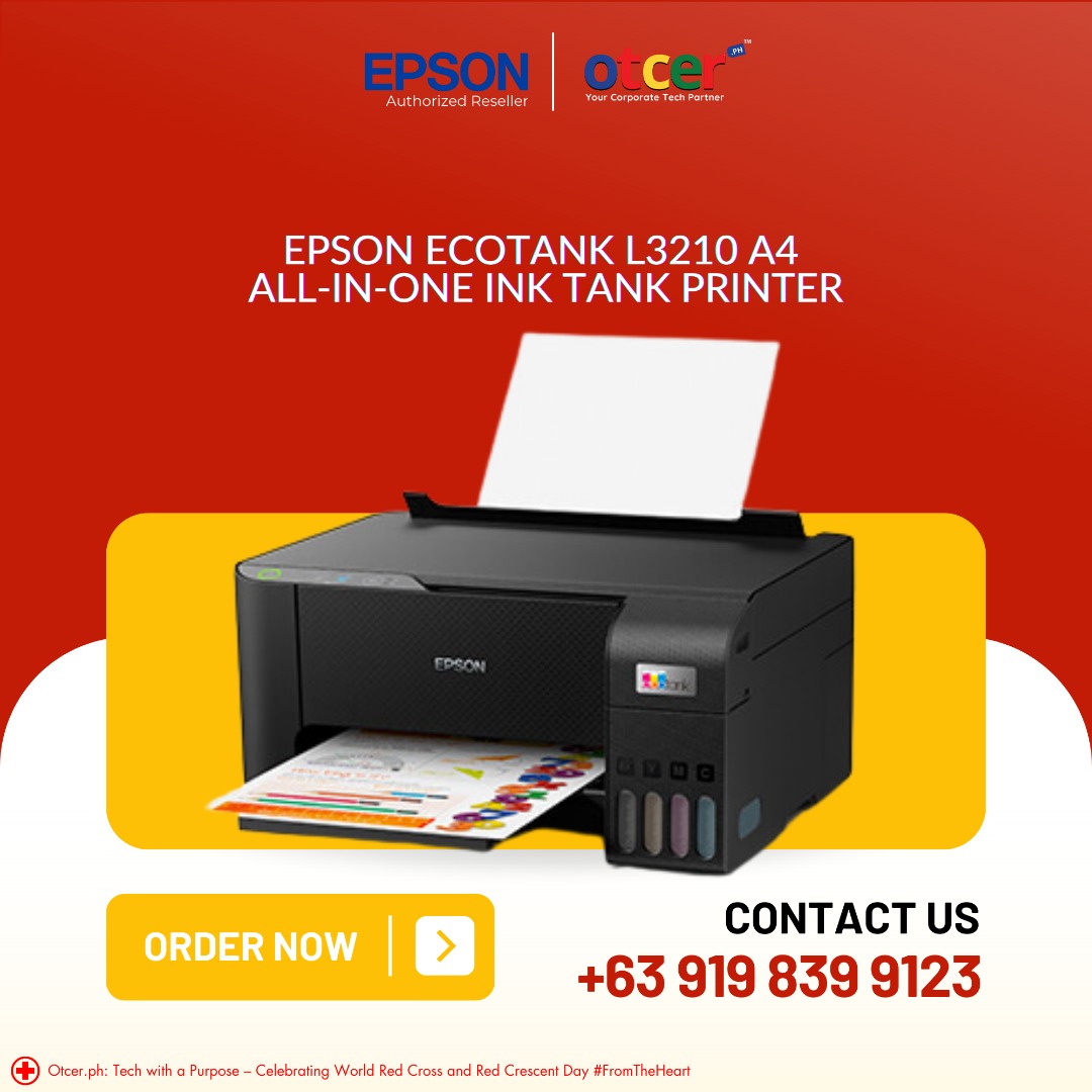 Epson EcoTank L3210 A4 All-in-One Ink Tank Printer, Computers & Tech, Printers, Scanners ...