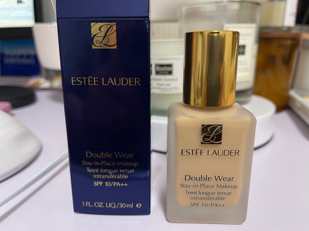 Estee Lauder Double Wear DW Foundation 1W1 Bone, Beauty & Personal Care ...