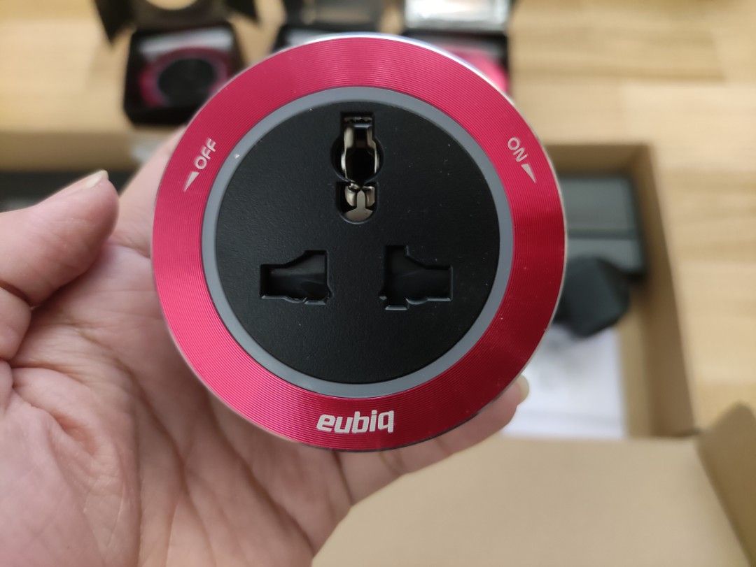Eubiq E Track With 3 Adapters Tv And Home Appliances Electrical Adaptors And Sockets On Carousell