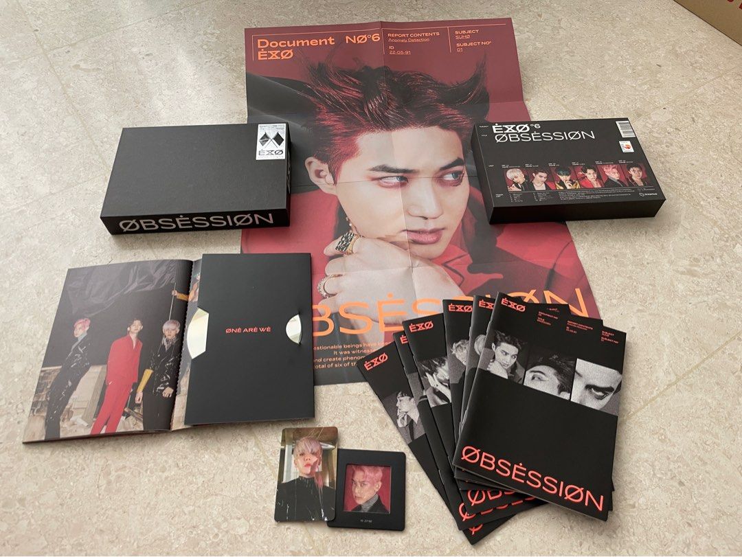 EXO OBSESSION [3 versions], Hobbies & Toys, Memorabilia & Collectibles ...