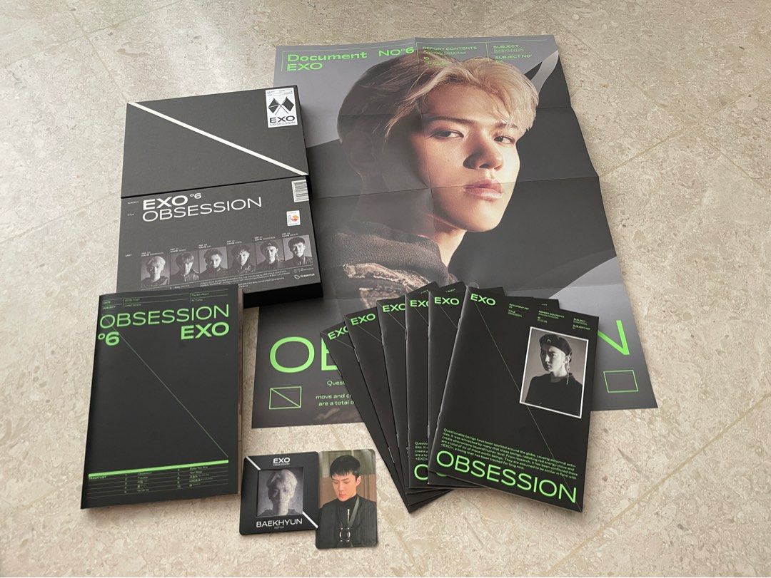 EXO OBSESSION [3 versions], Hobbies & Toys, Memorabilia & Collectibles ...