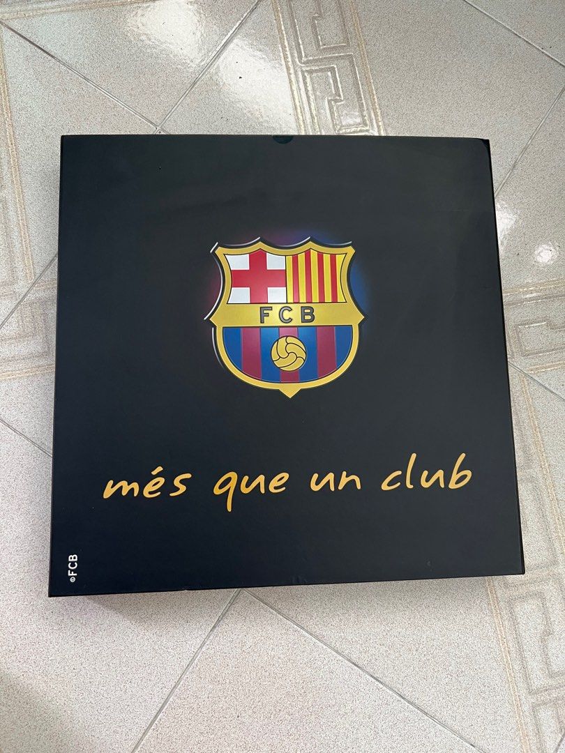 FCB football club Barcelona plaque official, Hobbies & Toys ...