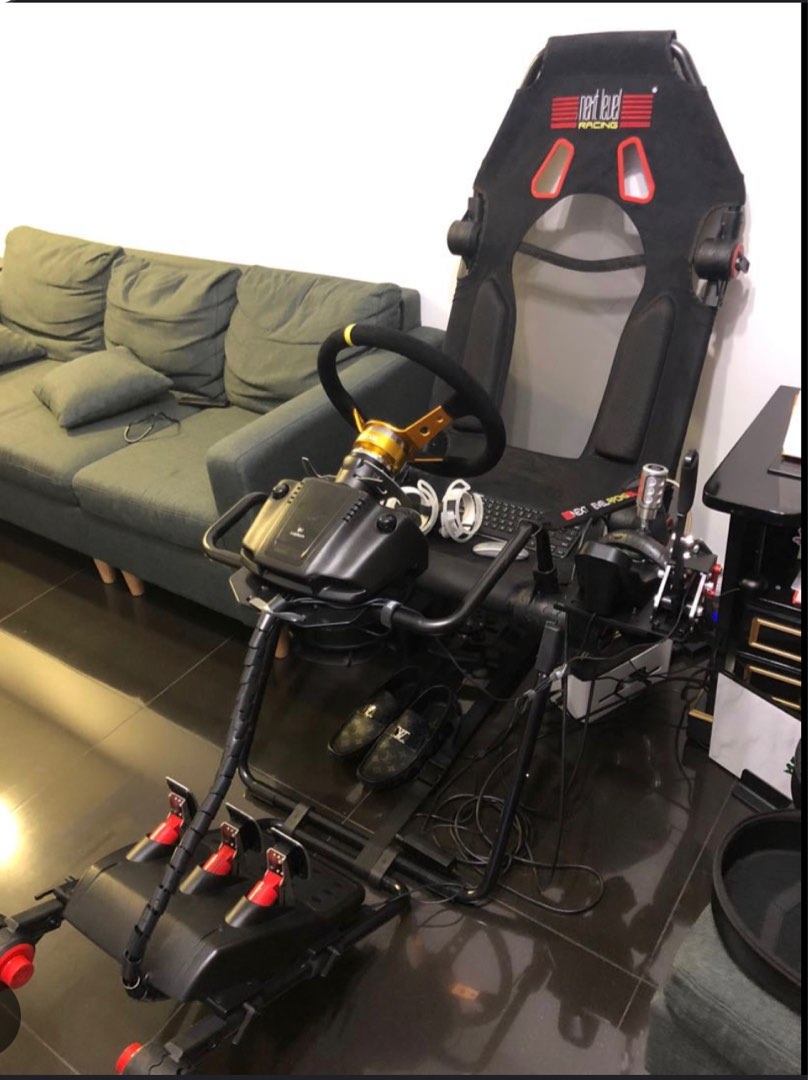 F-GT LITE Seat - Esport - Next Level Racing Seat (option w/ Logitech ...