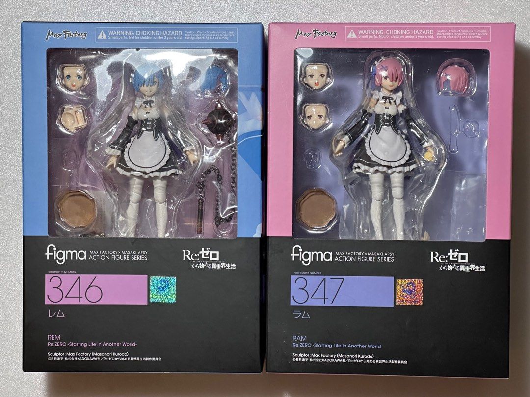 Figma Rem Ram, Hobbies & Toys, Toys & Games on Carousell