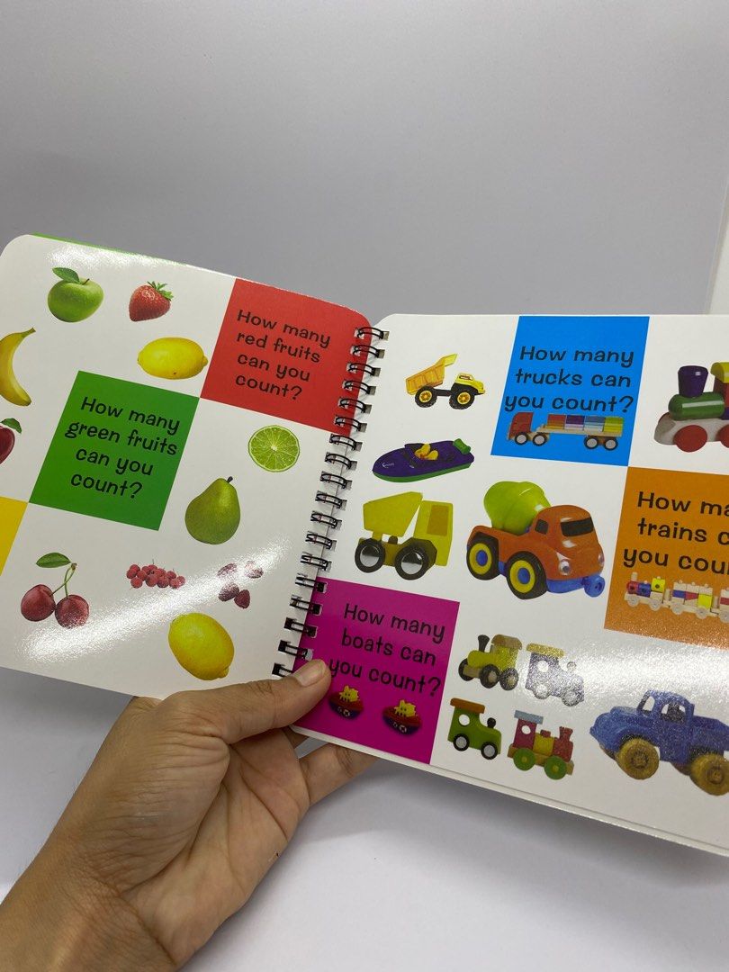 First 100 numbers children educational book learning book flash cards ...