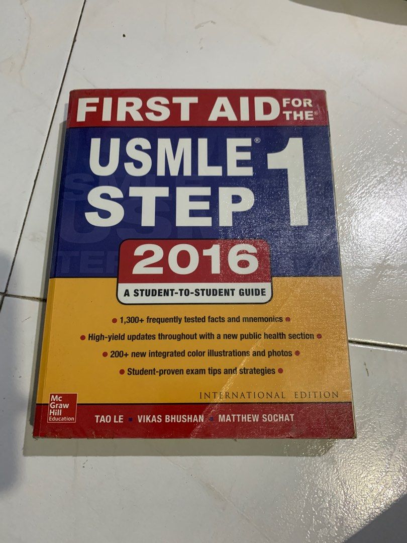 First Aid USMLE Step 1, Hobbies & Toys, Books & Magazines, Textbooks on ...