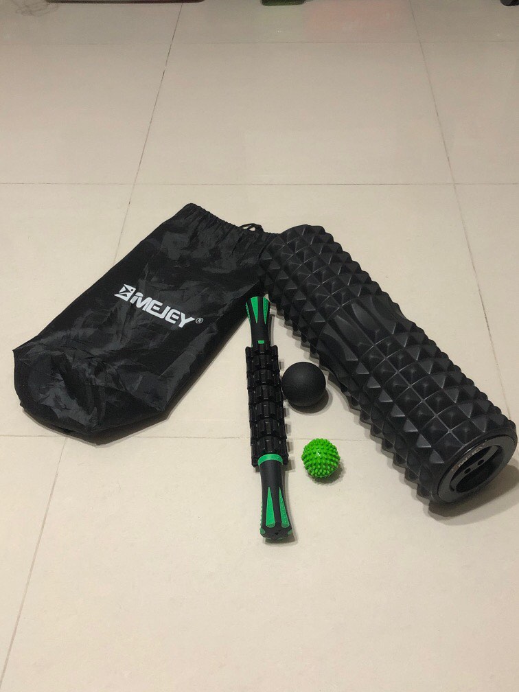 Foam Roller with Massage Ball and Thigh Roller, Sports Equipment ...