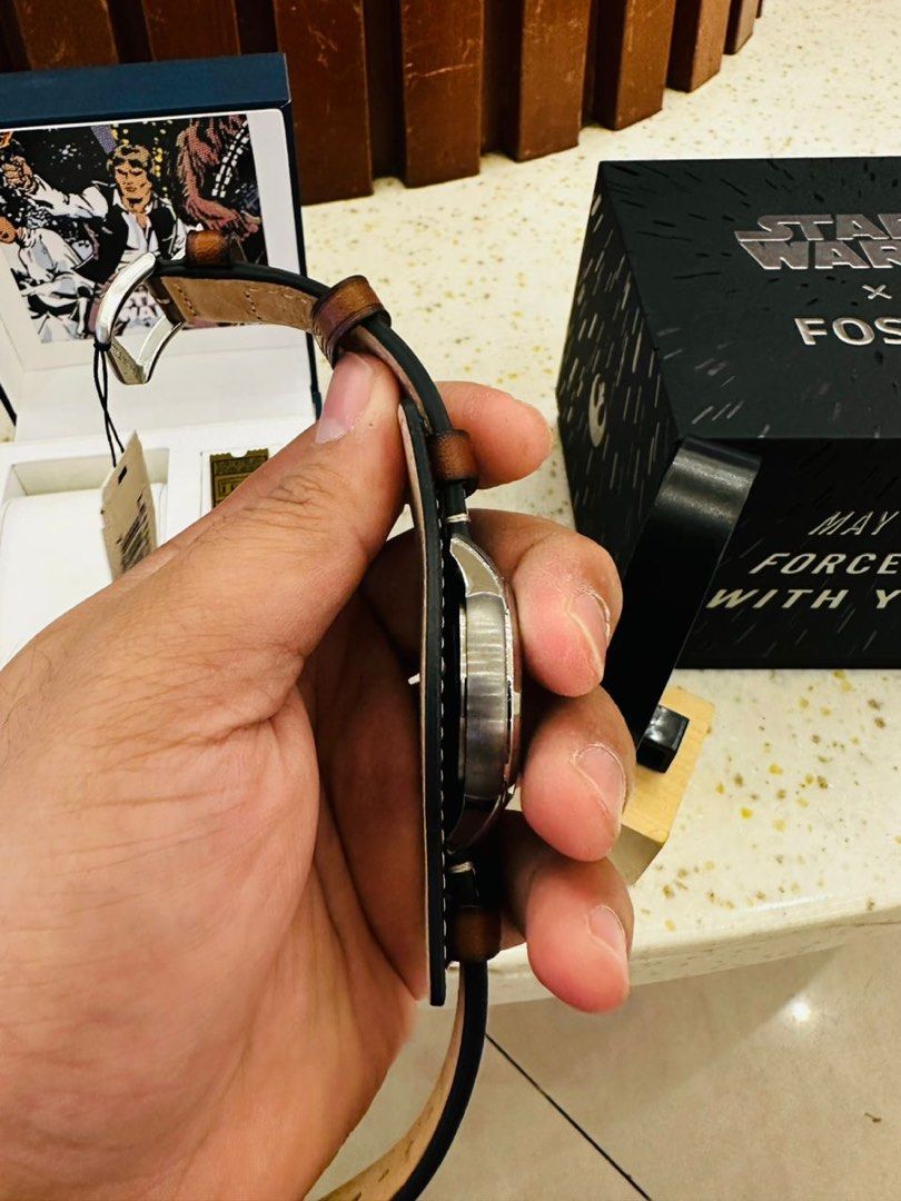 Fossil Limited Edition Star Wars Han Solo Watch, Men's Fashion, Watches ...