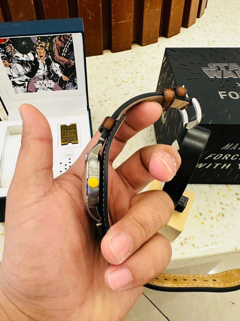 Fossil Limited Edition Star Wars Han Solo Watch, Men's Fashion, Watches ...