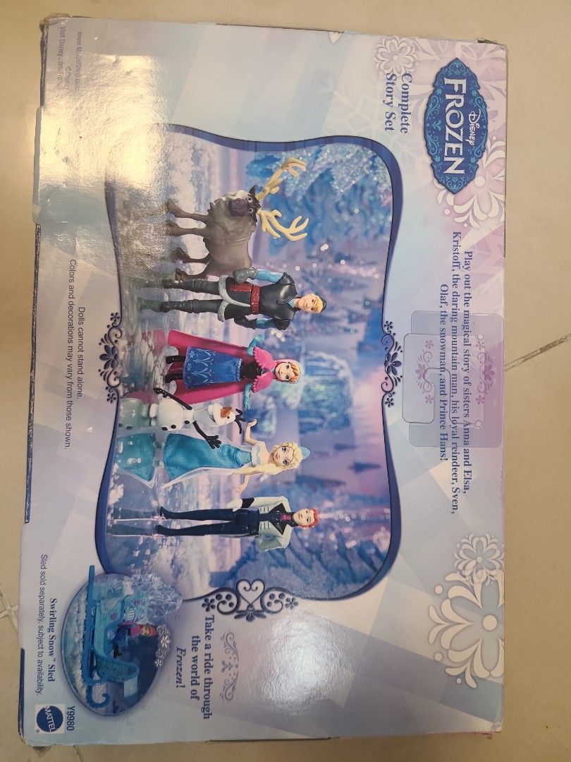 Frozen complete story set, 興趣及遊戲, 玩具 & 遊戲類 - Carousell