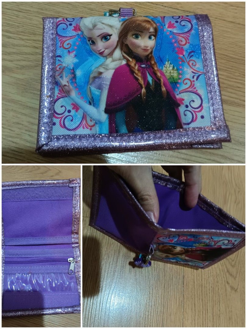Frozen elsa anna wallet for girls on Carousell