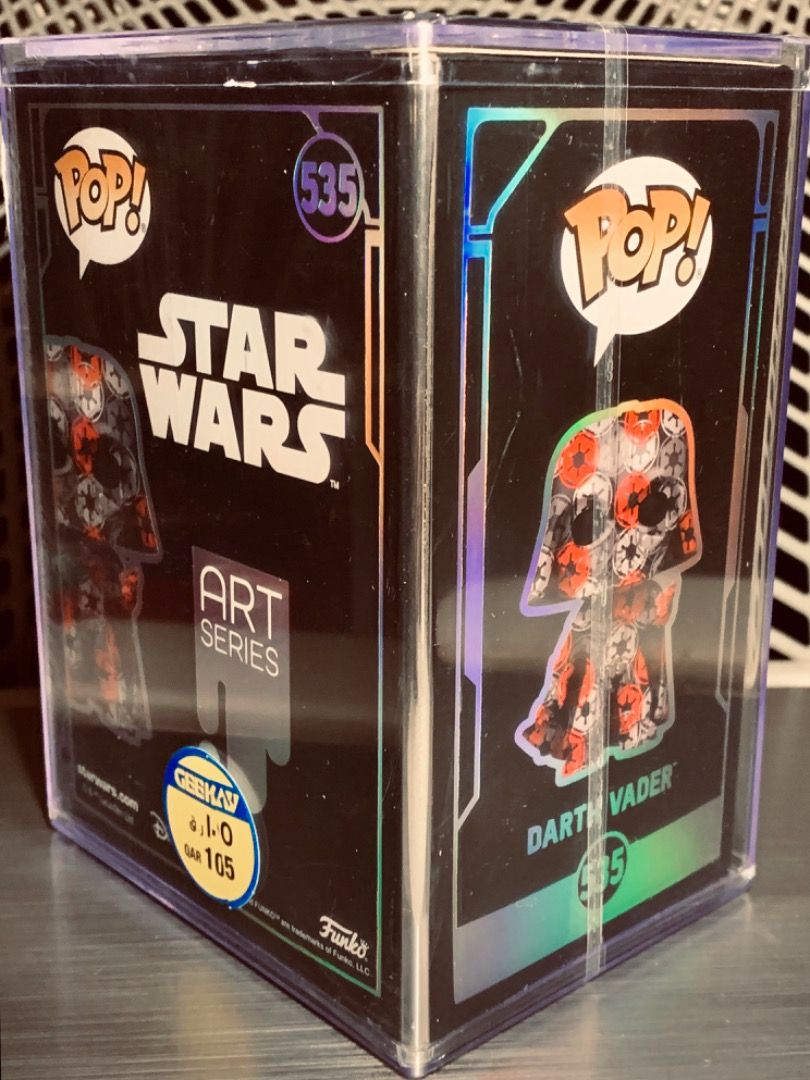 Funko Pop Darth Vader #535 Art Series SEALED Pop Stack, Hobbies & Toys ...