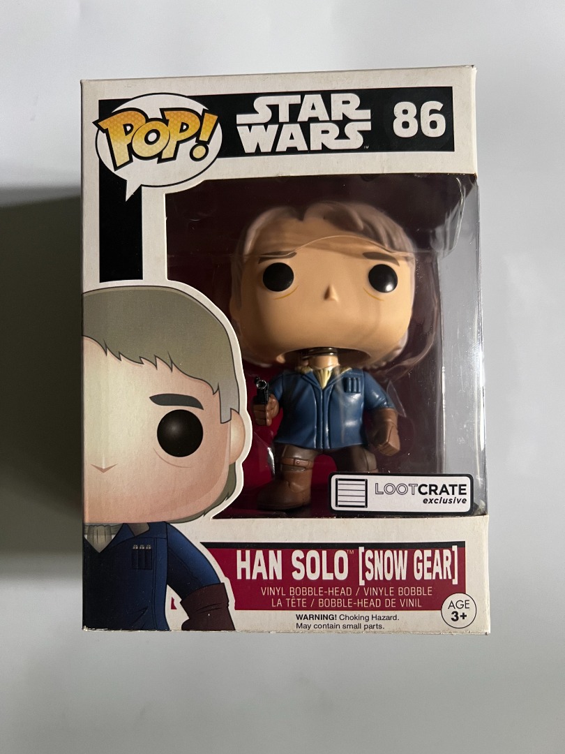 Funko Pop! Star Wars Han Solo (Snow Gear) #86 Lootcrate Exclusive ...