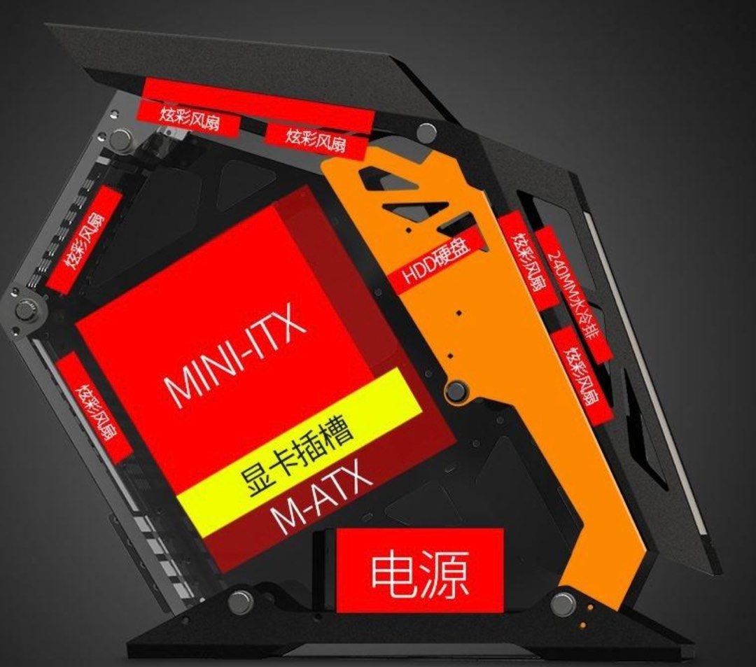 GAMEKM MATX GAMING CASE DESKTOP, Computers & Tech, Parts & Accessories ...