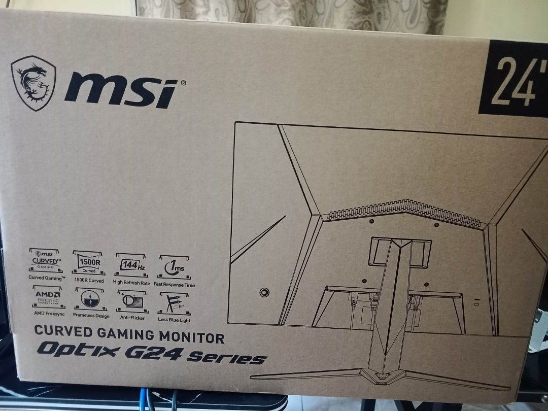 Gaming curved monitor (MSI Optix G24 series) - 10k negotiable ...