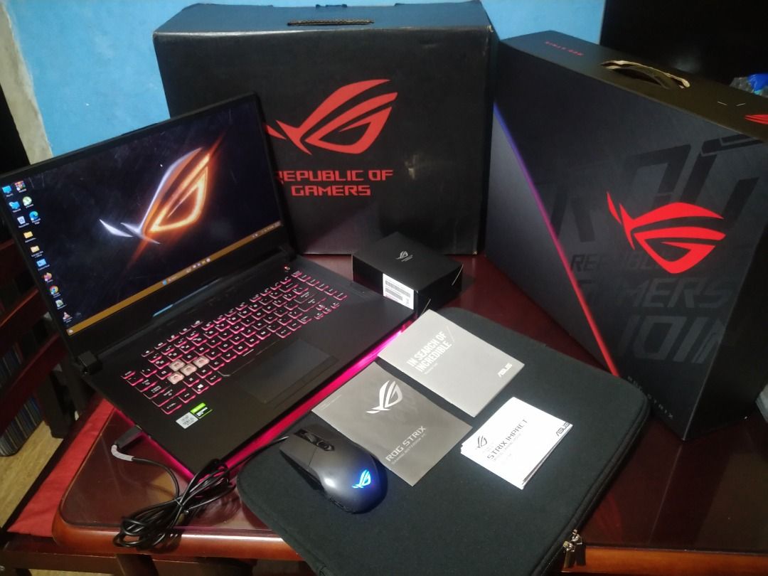 Gaming Laptop Asus ROG Strix G15 G531GD 4cores 8cpus - 4gb Vram Nvidia ...