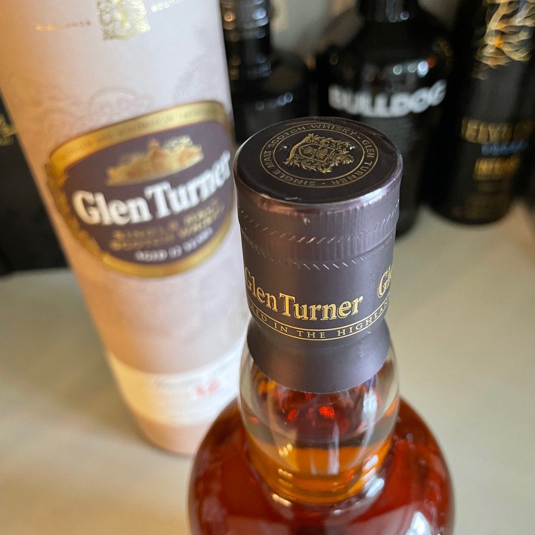 Glen Turner 12 Single Malt Whisky w box 700ml, Food & Drinks, Beverages on Carousell