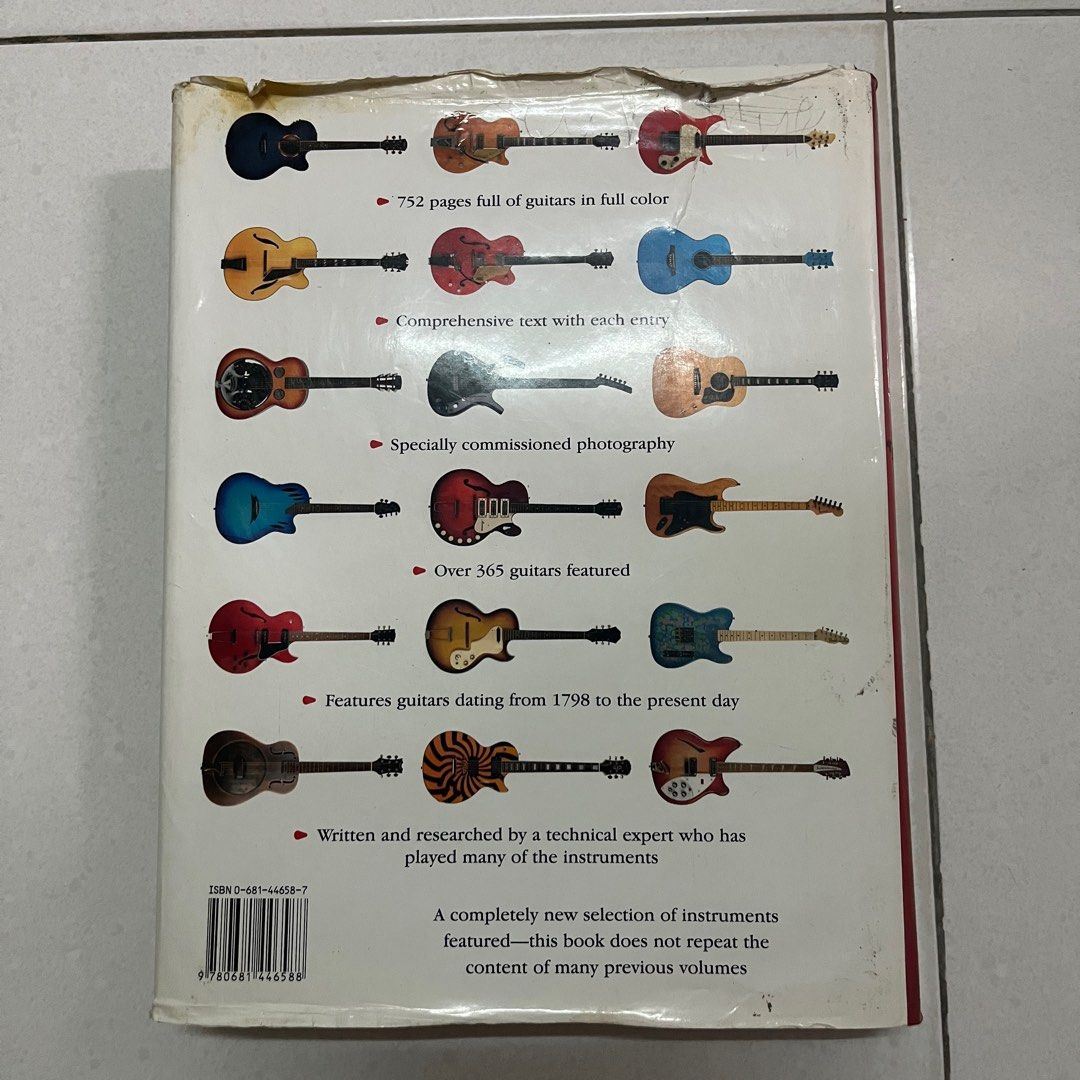 Guitar book - the illustrated directory of guitars - nick freeth, Hobbies & Toys, Books ...
