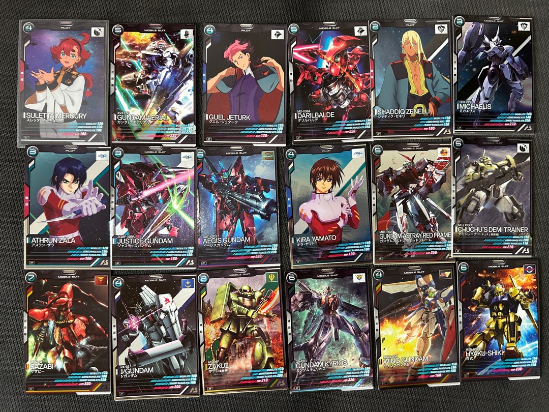 Gundam Arsenal Base (OFFICIAL Bandai Arcade Cards) on Carousell
