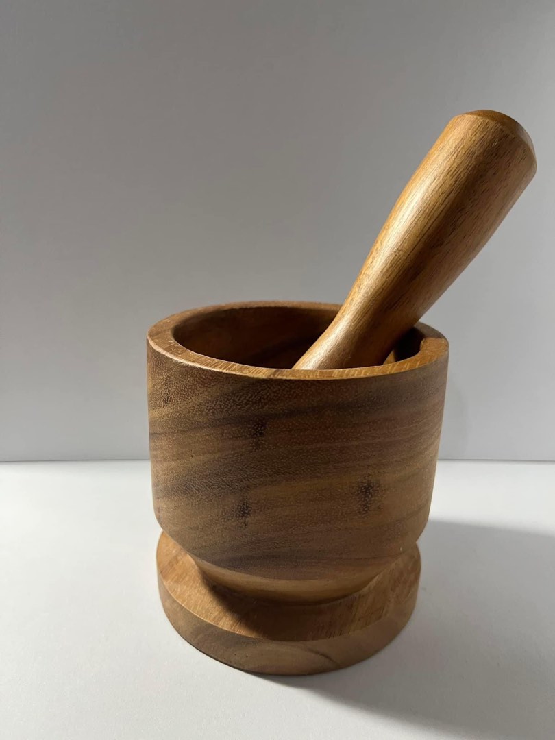 Handmade mortar and pestle, Furniture & Home Living, Bathroom & Kitchen ...