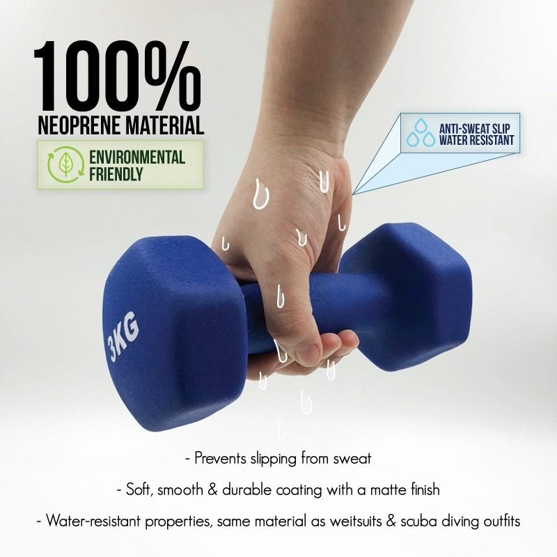 Hexagon Dumbbell Weight Training, Sports Equipment, Exercise & Fitness ...