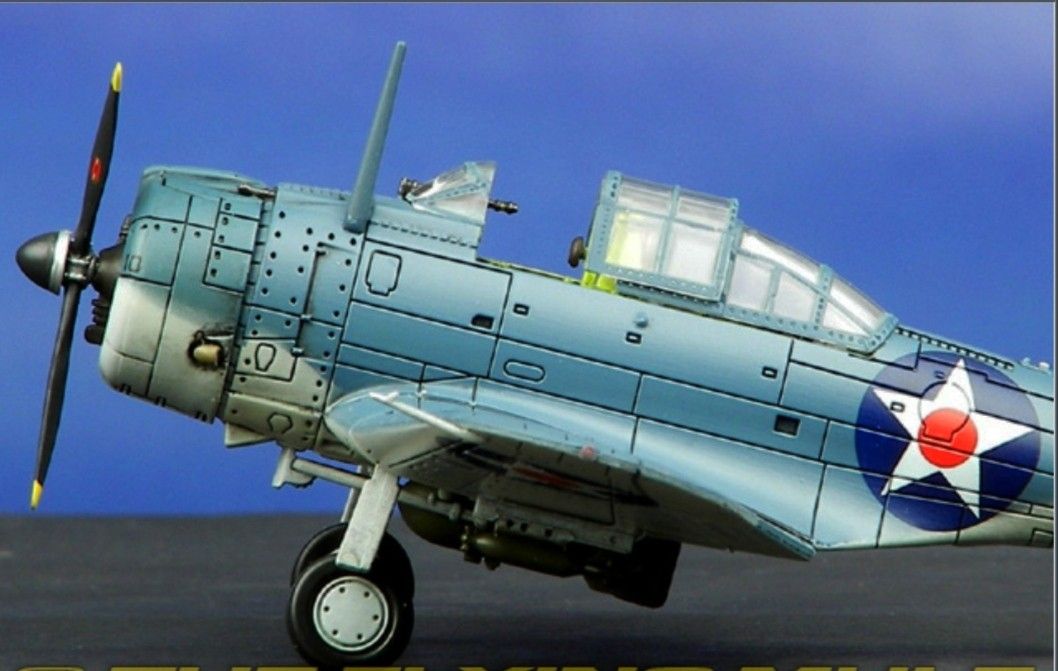 HOBBY MASTER 1/72 SBD-3 DAUNTLESS USN VS-5, USS YORKTOWN, BATTLE OF CORAL SEA, MAY 1942 ...