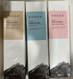 Hooga Reed Diffuser Black Series Home Fragrance, Furniture & Home ...