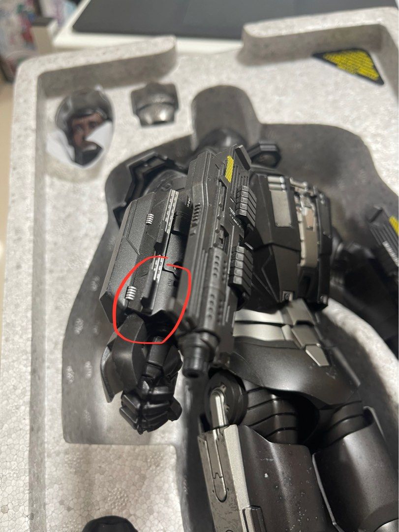 Hot toys marvel iron man 2 war machine mark 1 diecast mms331, 興趣及遊戲, 玩具 ...