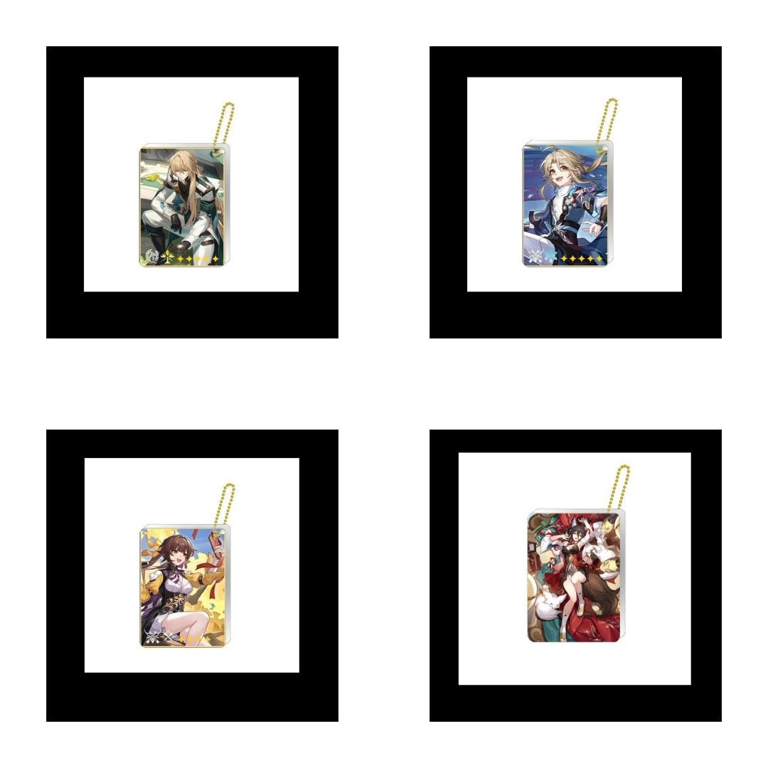 [HSR] Lightcone Style Character Acrylic Keychains (Pre-Order) Honkai ...